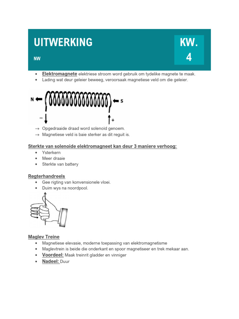 NW Uitwerking | PDF