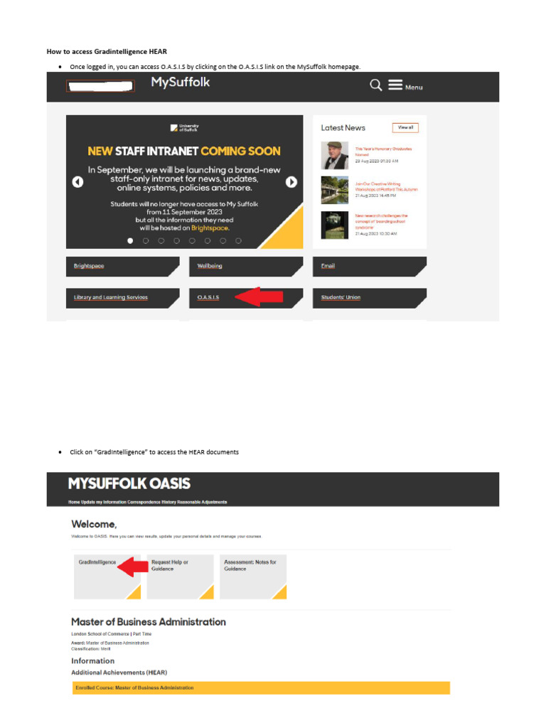 How To Access Gradintelligence HEAR | PDF