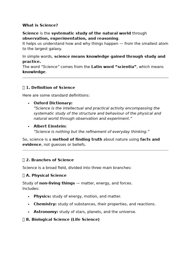 What Is Science | PDF | Science | Physical Sciences