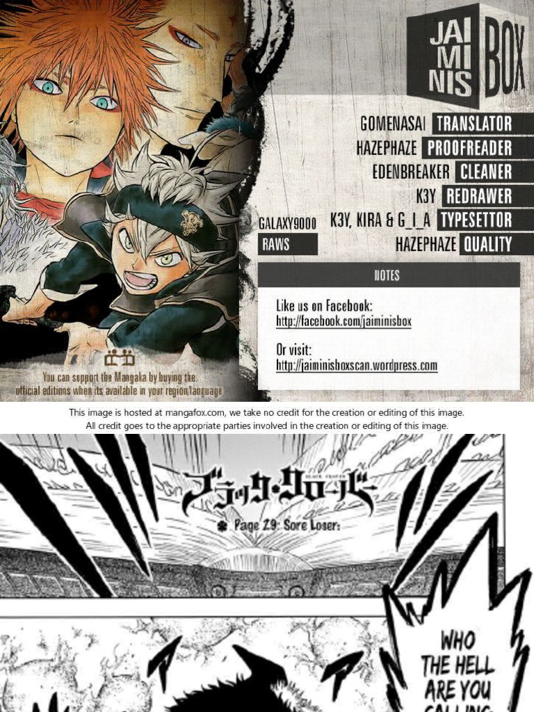 Black Clover CH - 029 @manga - Infinite | PDF