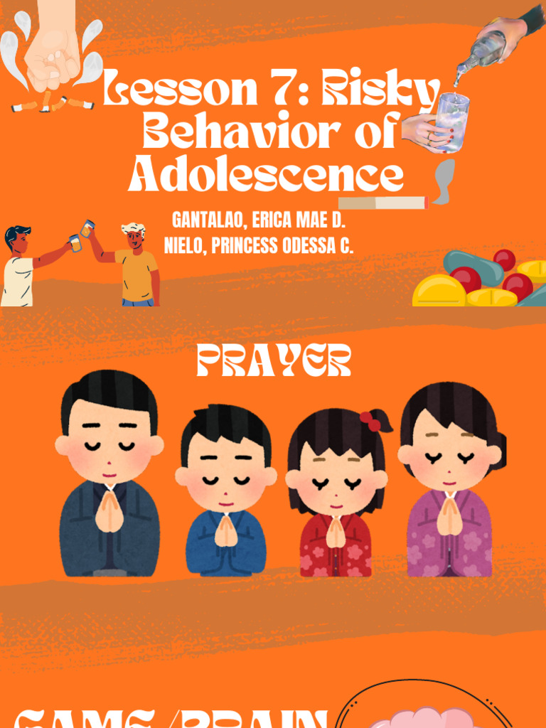 Understanding Adolescent Risk Behaviors | PDF | Adolescence | Heroin