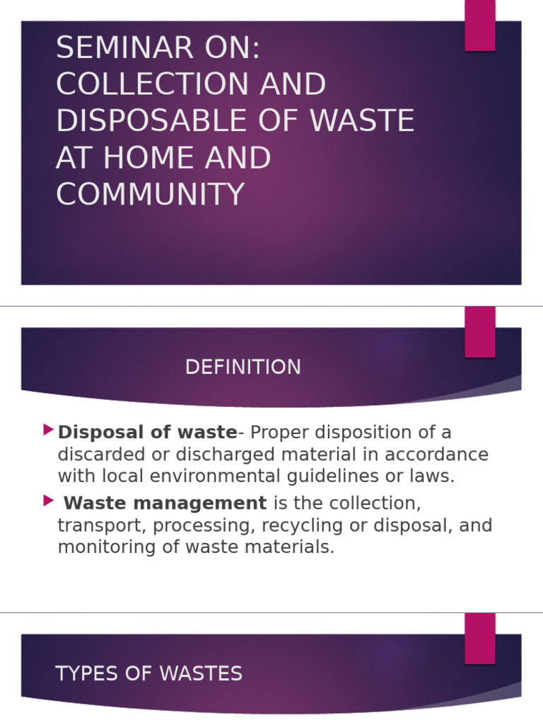 Waste Disposal | PDF | Waste | Compost