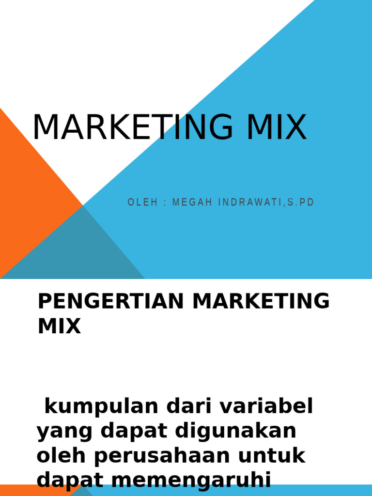 Marketing Mix | PDF
