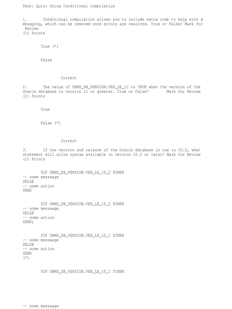 Using Conditional Compilation | PDF