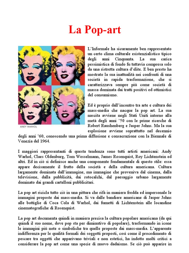 La Pop-Art | PDF