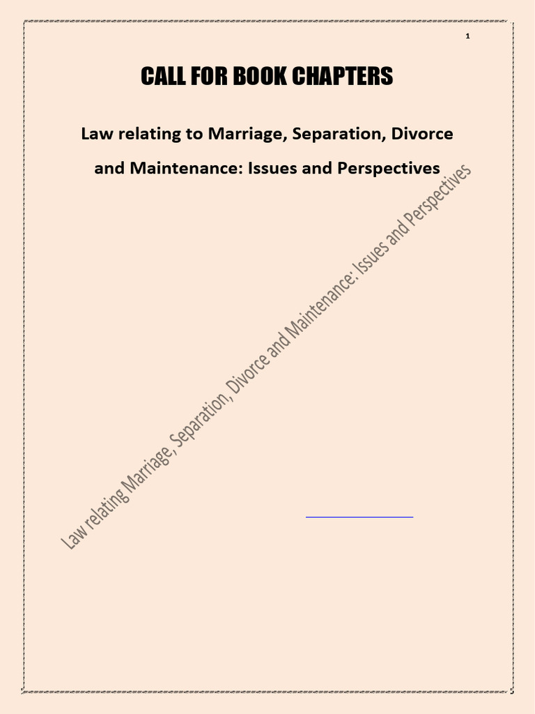 CALL FOR BOOK CHAPTERS | PDF