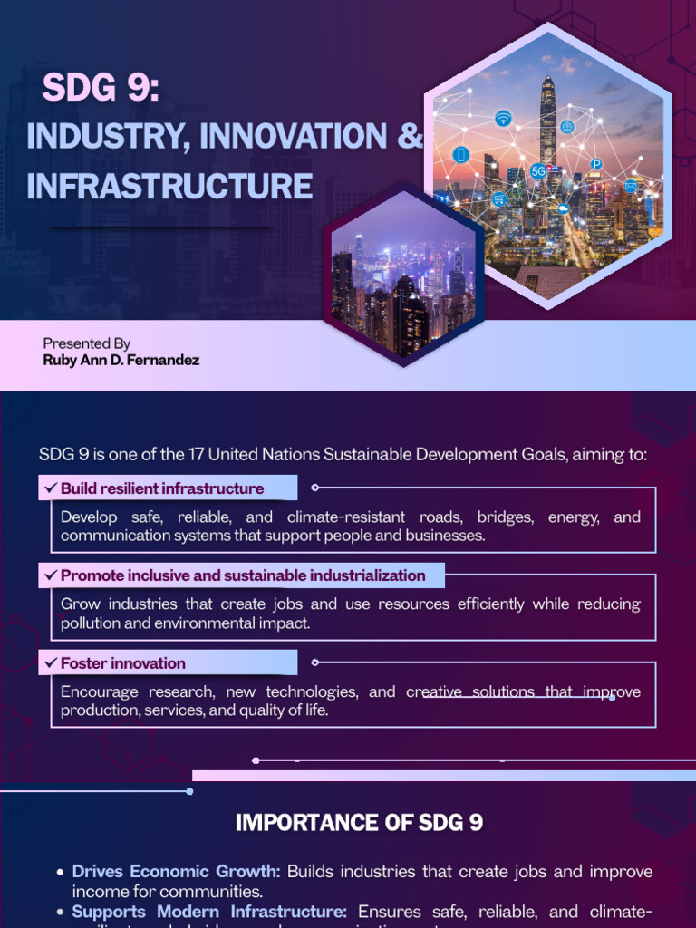 SDG 9 Science Technology | PDF | Infrastructure | Sustainability