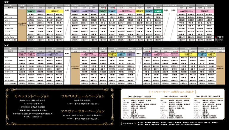 Cast Schedule | PDF