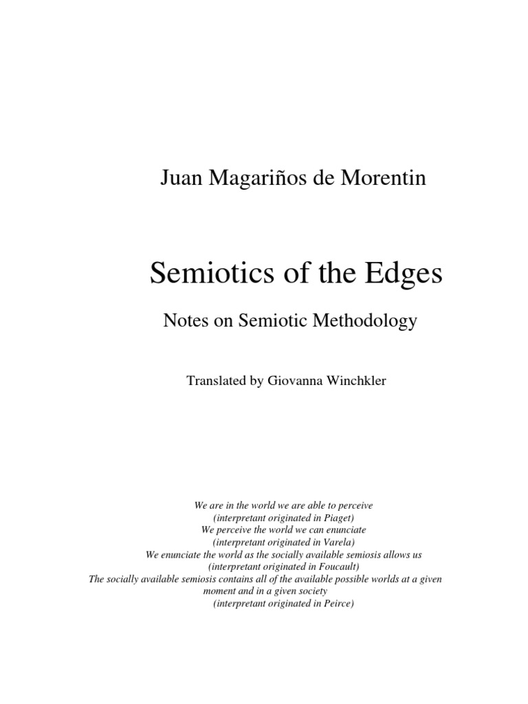 Edges | PDF | Charles Sanders Peirce | Semiotics