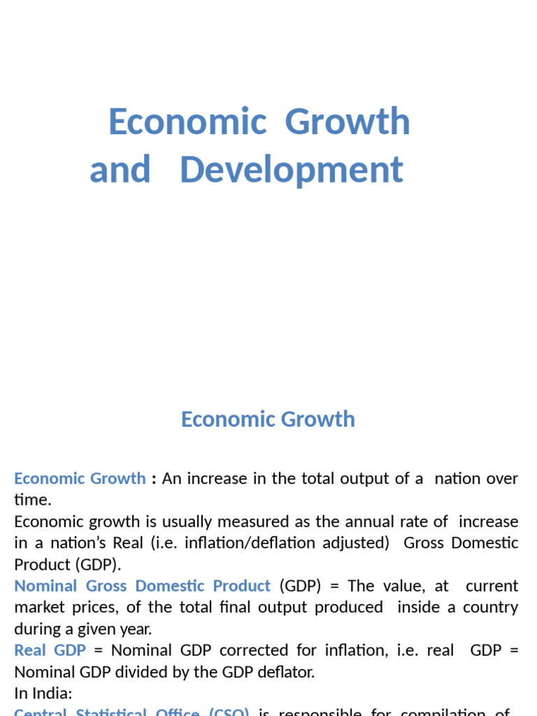 Concept 6 Economic Development and HDI | PDF | Gross Domestic Product ...