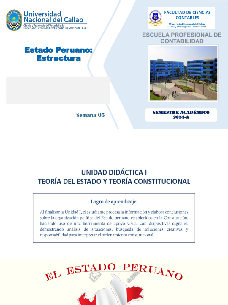 05. Sem05 Estado Peruano Estructura | PDF | Juez | Judicaturas