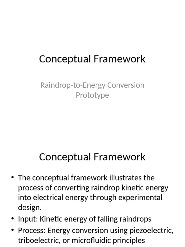 Conceptual Framework | PDF