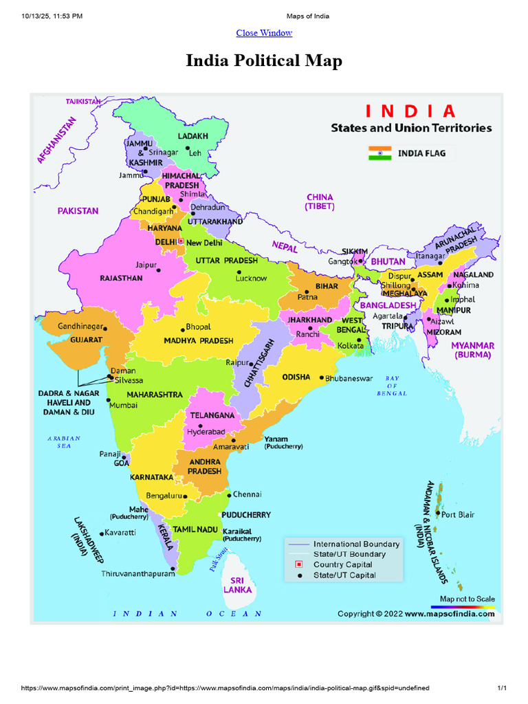 Maps of India | PDF