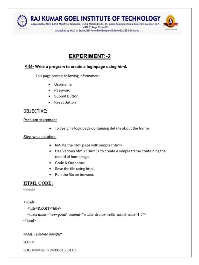 Experiment2(Cs) | PDF | Software | Cyberspace