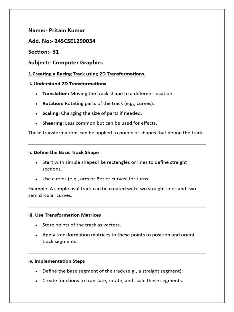 Pritam Kumar Computer Graphics | PDF | 3 D Computer Graphics | 2 D Computer Graphics