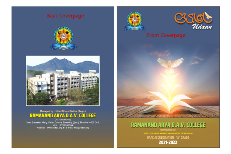Sample Coverpage - College Magazine | PDF
