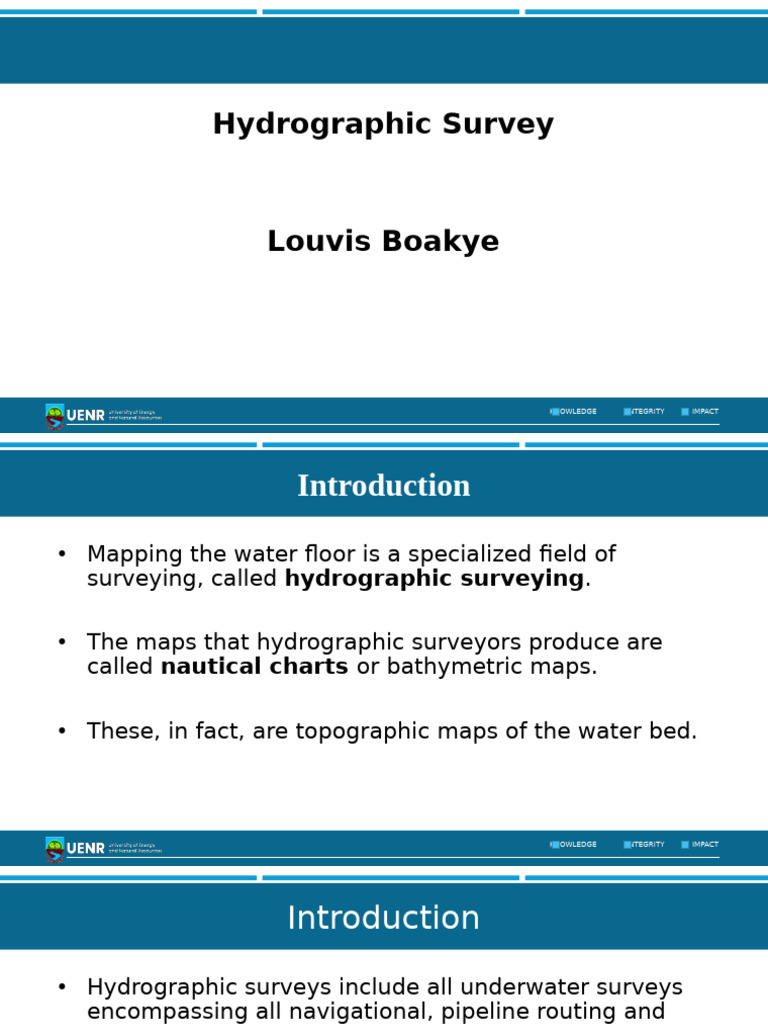 Hydrographic Survey Techniques Explained | PDF | Hydrography | Global ...
