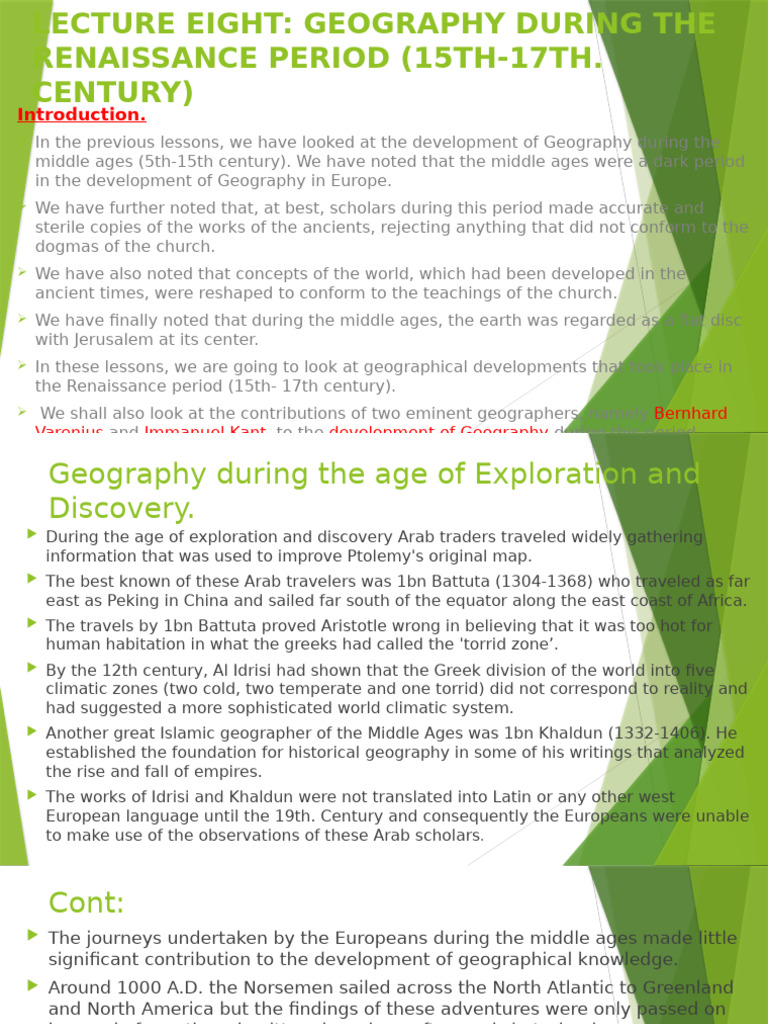 Lecture 8-9 Eight | PDF | Geography | Immanuel Kant