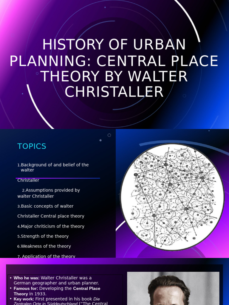 Central Place Theory Overview and Critique | PDF | Economies