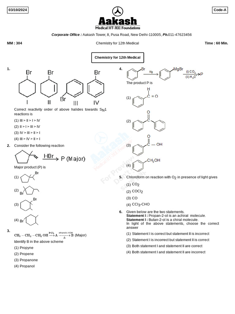 Halo Alkane and Haloarene | PDF | Chemical Reactions | Organic Chemistry