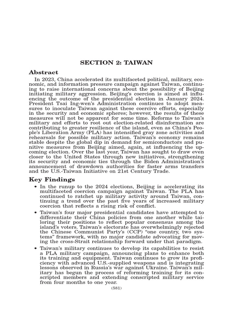 Chapter 5 Section 2 - Taiwan | PDF | China | World Politics