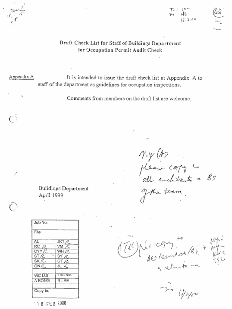 BD-OP Check List | PDF