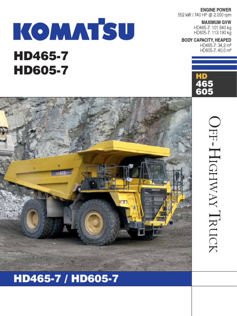 komatsu HD465 | Transmission (Mechanics) | Automatic Transmission