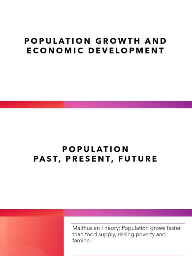 Population Growth and Economic Development | PDF | Family Planning ...