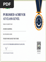 Published Achiever at Class Level Cert User 967162 1580100 | PDF