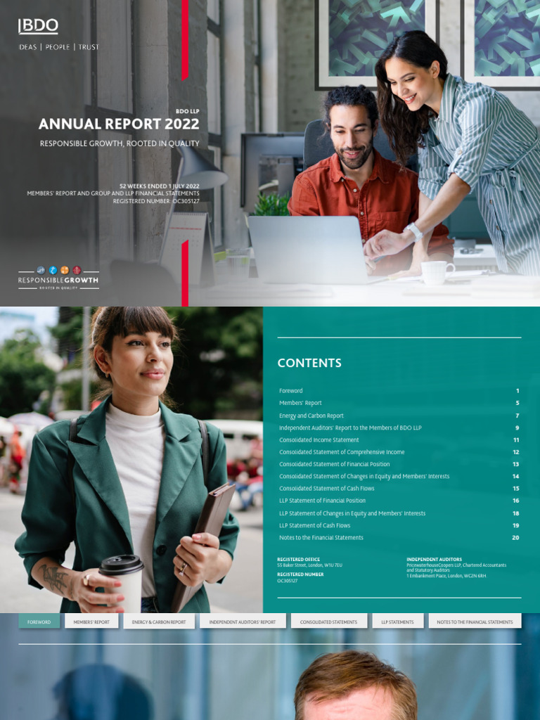 BDO Annual Report 2022 | PDF | Business