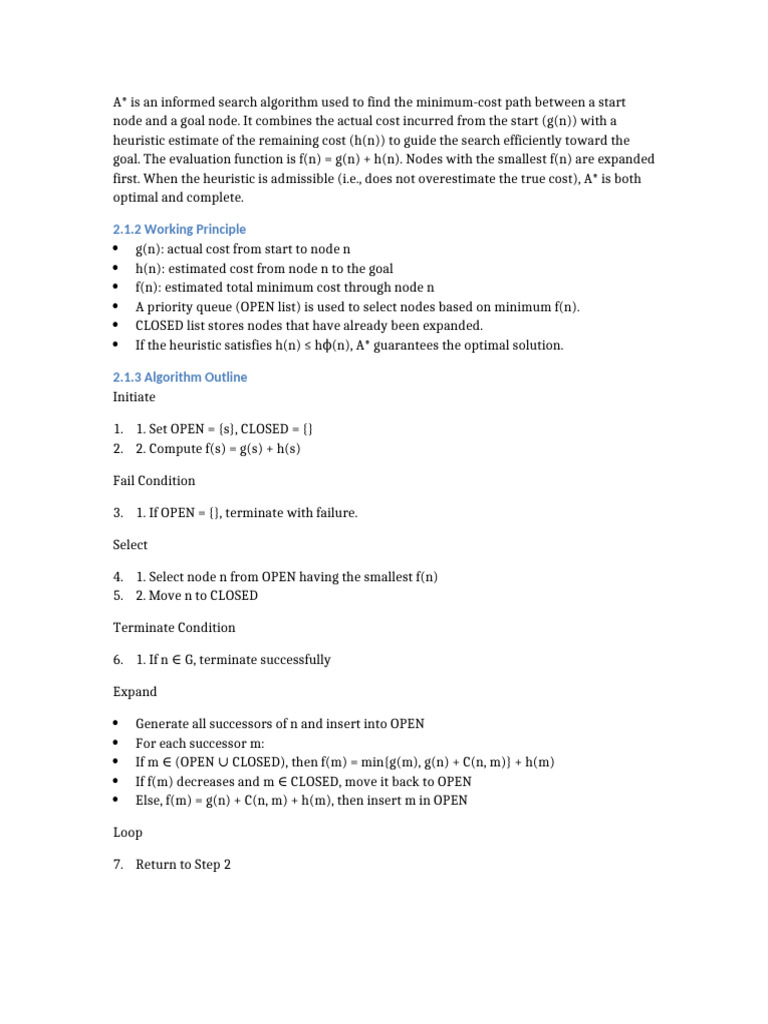Astar and BFS Report | PDF | Computational Problems | Computer Programming