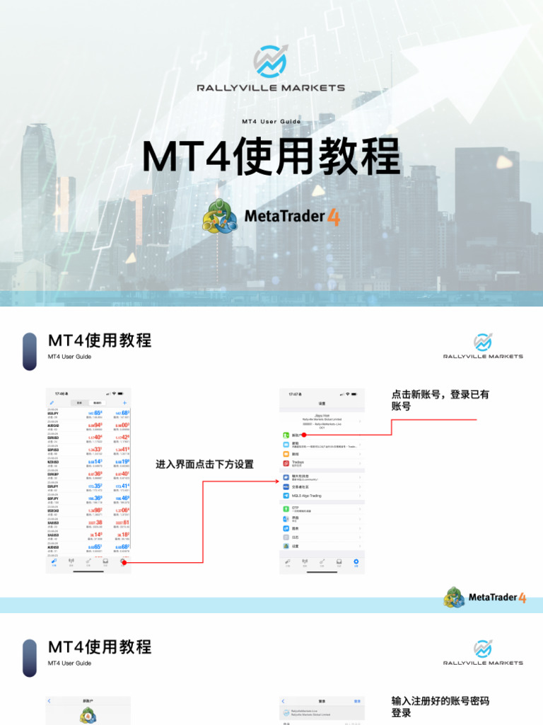 外汇 Mt4新手使用教程 Pdf