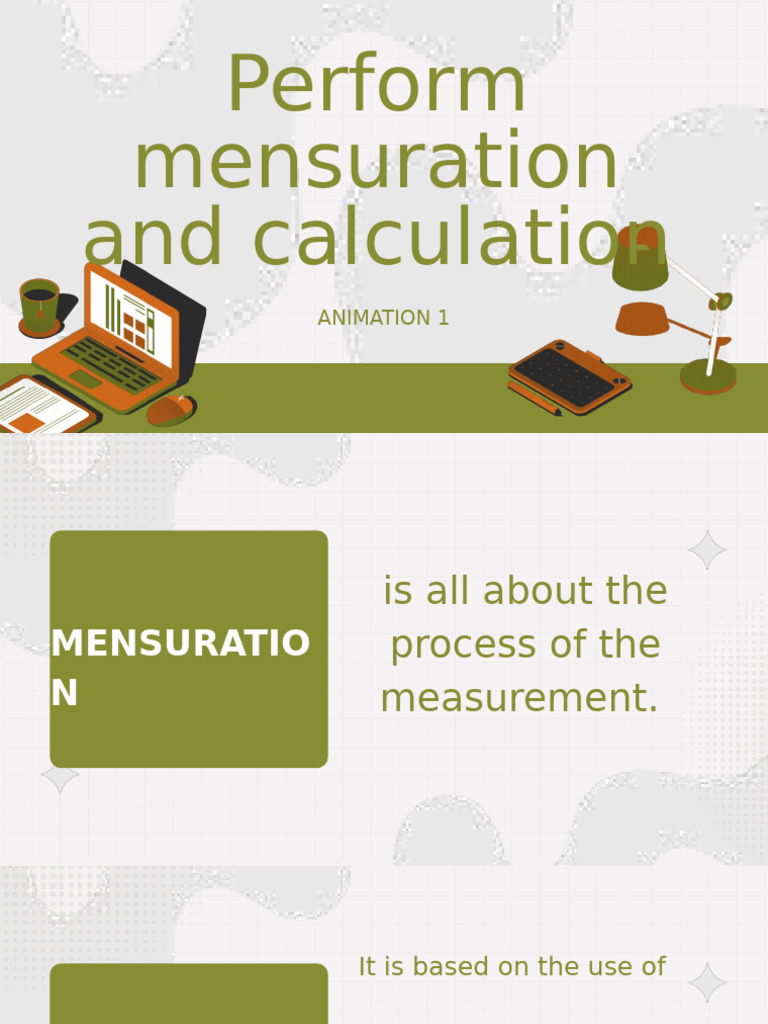 Perform Mensuration and Calculation | PDF