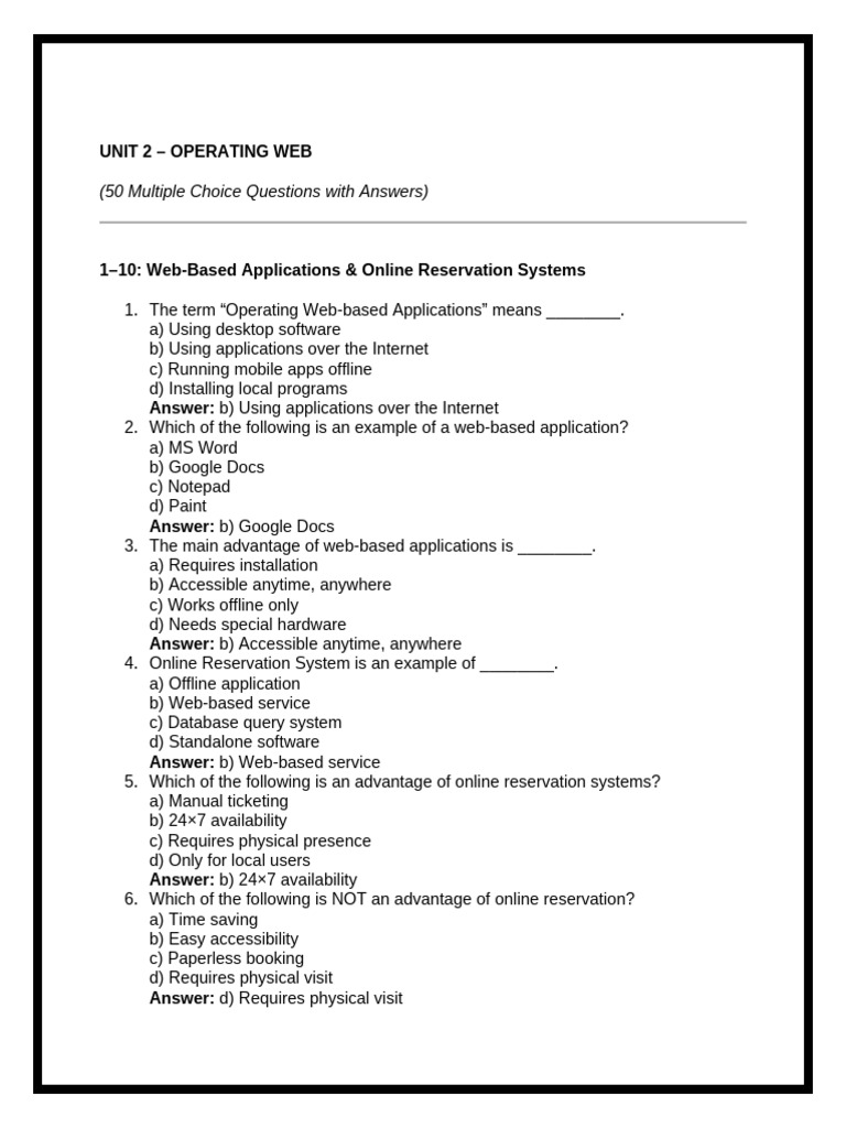 Web-Based Applications & Services Guide | PDF | Web Application | World ...