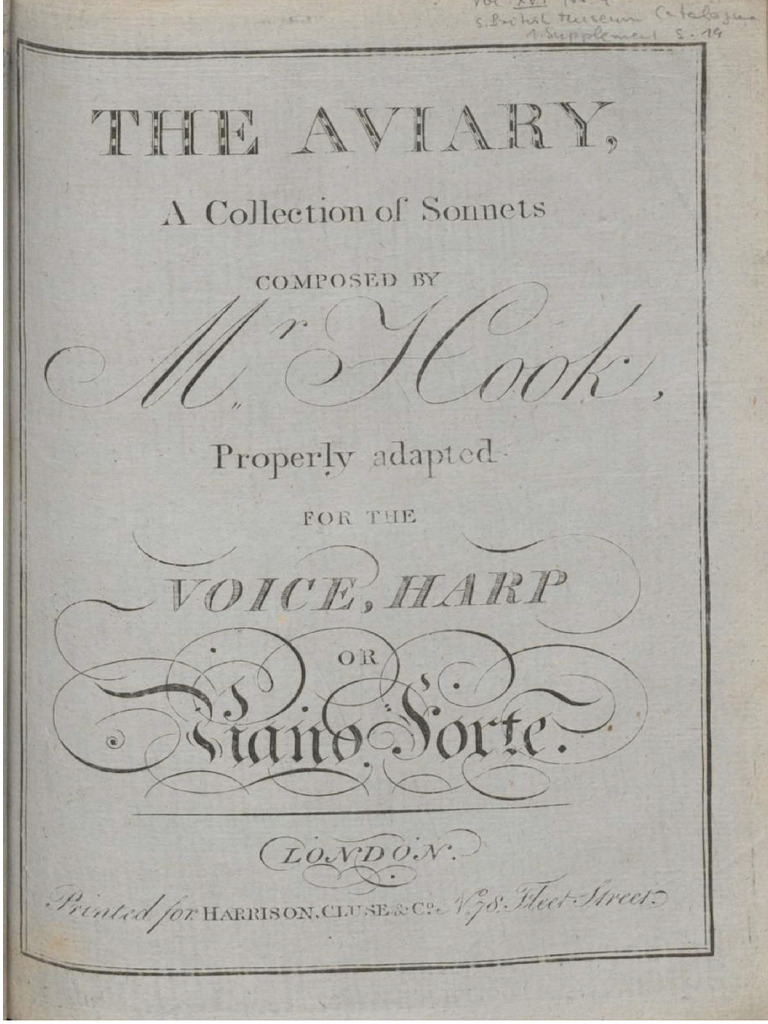 Hook - Aviary V - Harp | PDF
