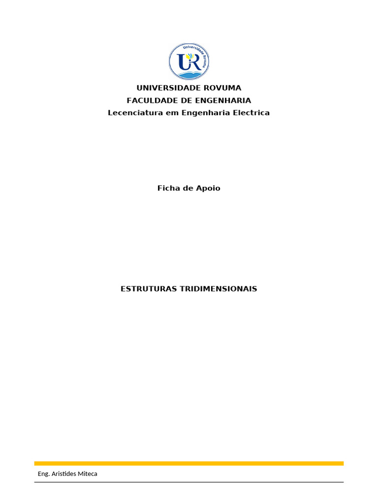 Aula 5 Esfrocos Internos nas estruturas Tridimenssioanais | PDF