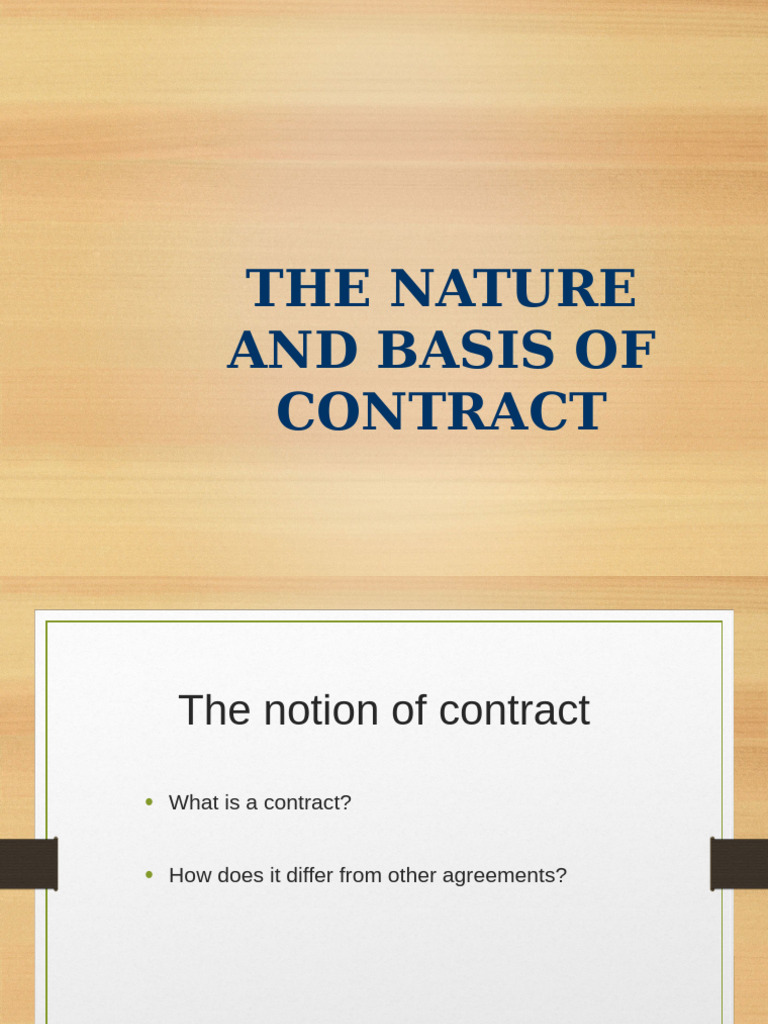 Understanding Contract Law Essentials | PDF