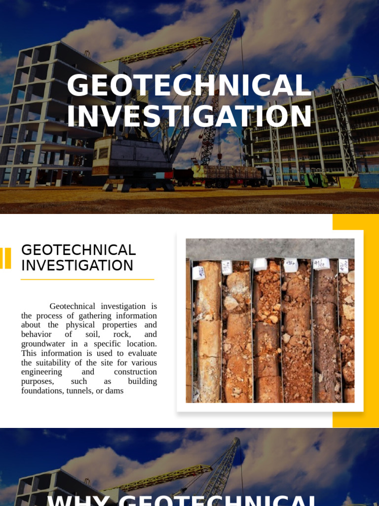 Geotechnical Investigation | PDF | Geotechnical Engineering | Earth ...
