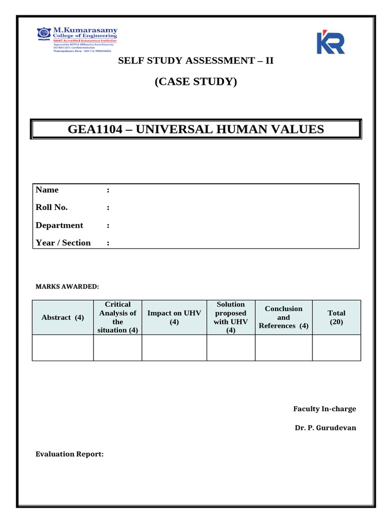 SSA II Case Study | PDF