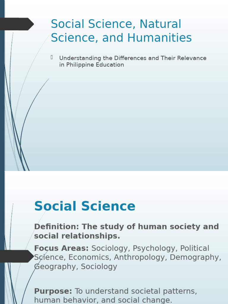 Social_Science_Natural_Science_Humanities_Presentation | PDF