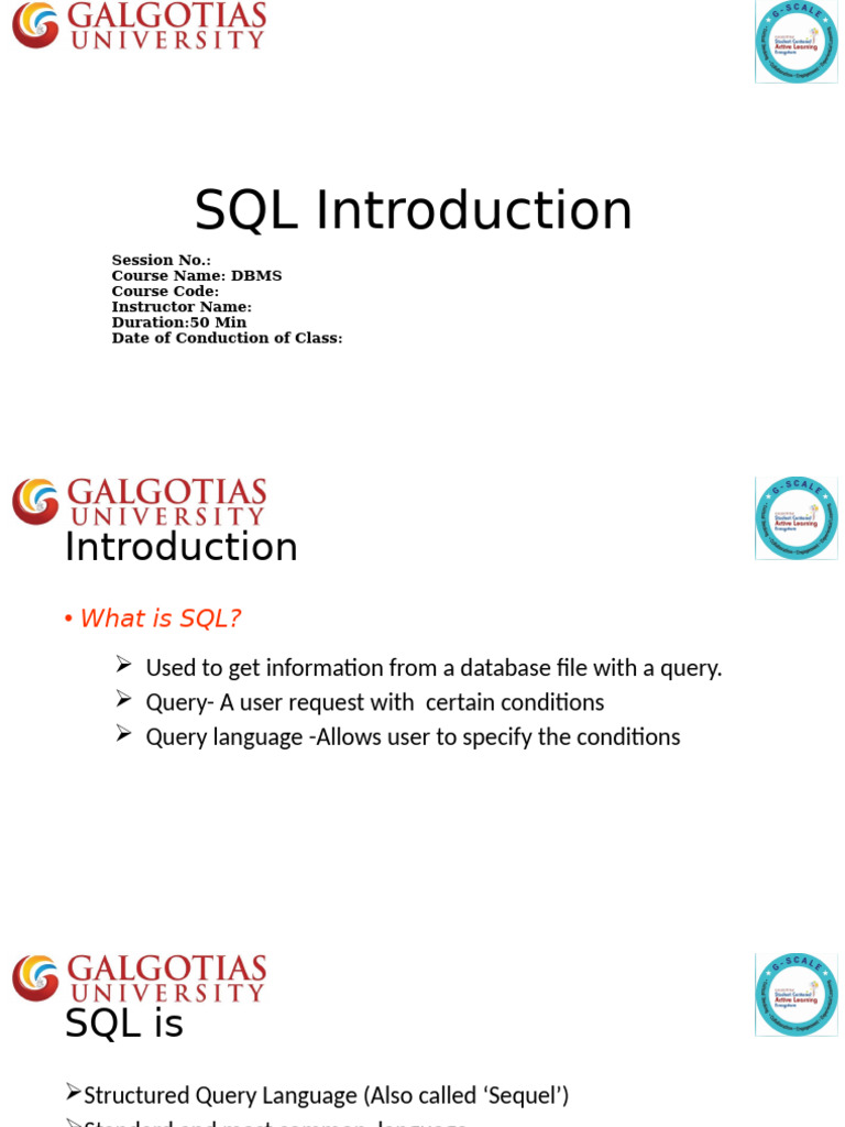 6-SQL Introduction and Commands-1 | PDF | Databases | Relational Database