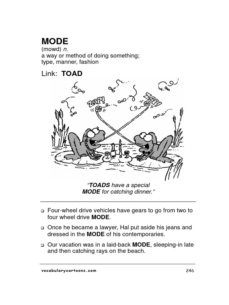 Vocabulary Cartoon SAT | PDF