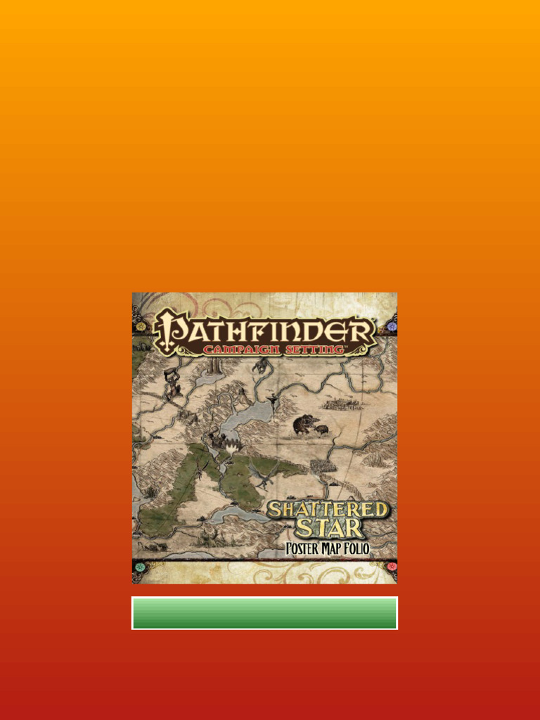 Pathfinder Campaign Setting Shattered Star Poster Map Folio Rob ...