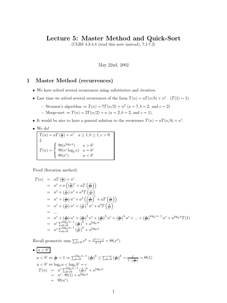 L05 | PDF | Time Complexity | Applied Mathematics
