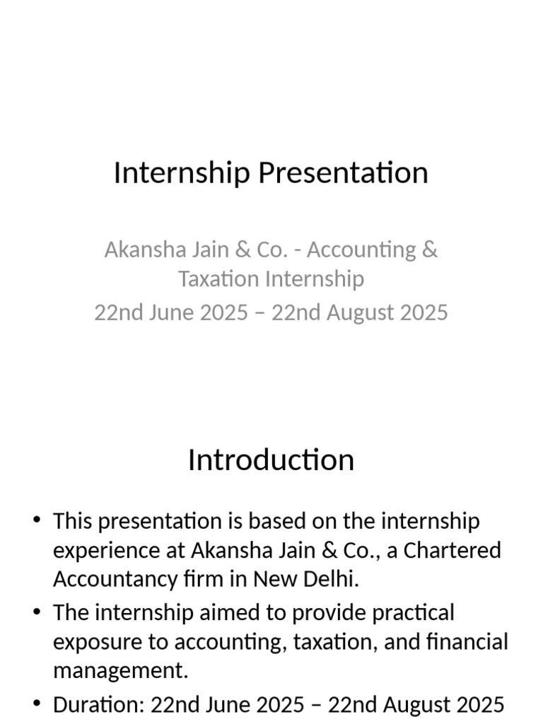 Accounting Internship Insights 2025 | PDF | Accounting | Data