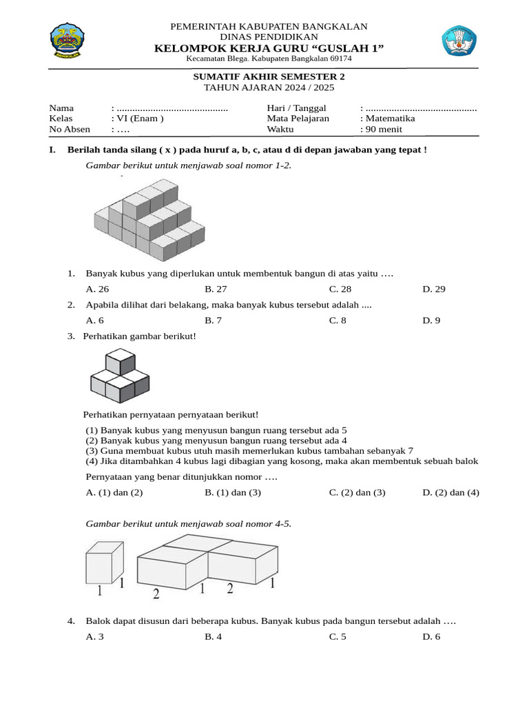 Sas Matematika 6 Genap | PDF