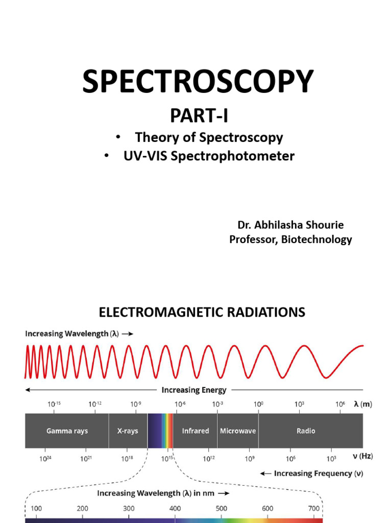Spectroscopy Part I UV VIS | PDF