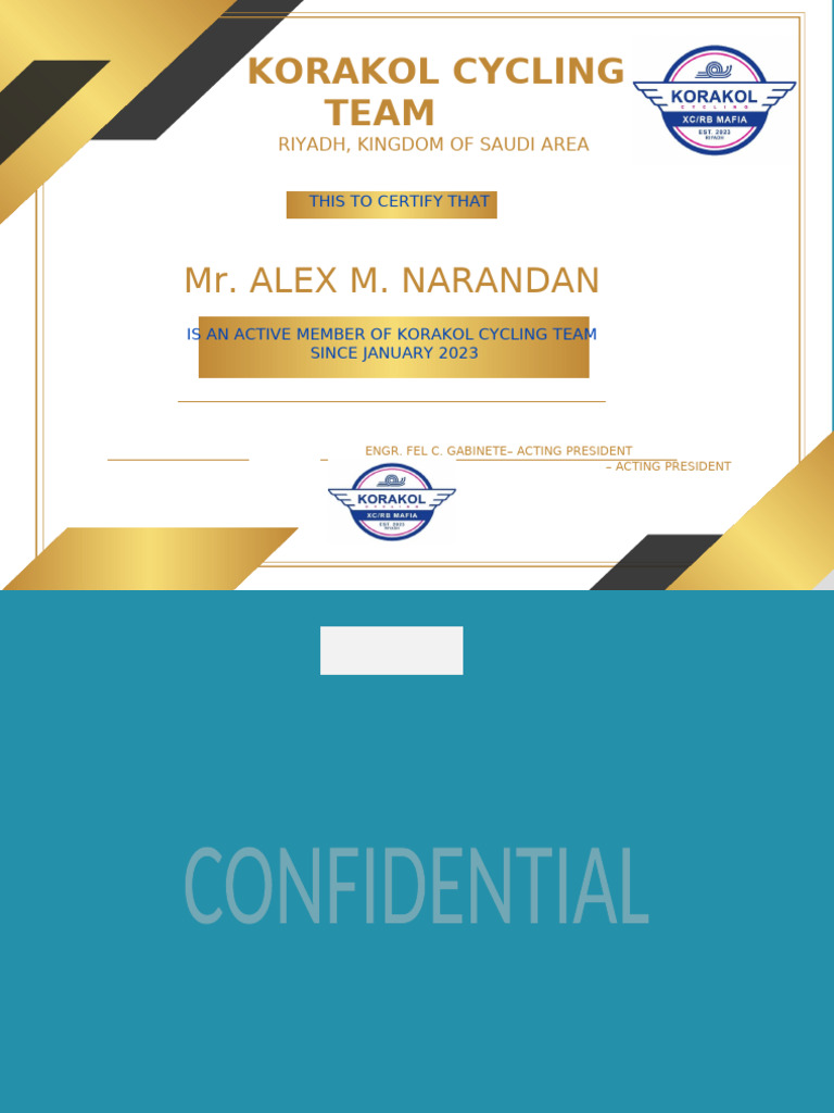 Korakol Cycling Team | PDF