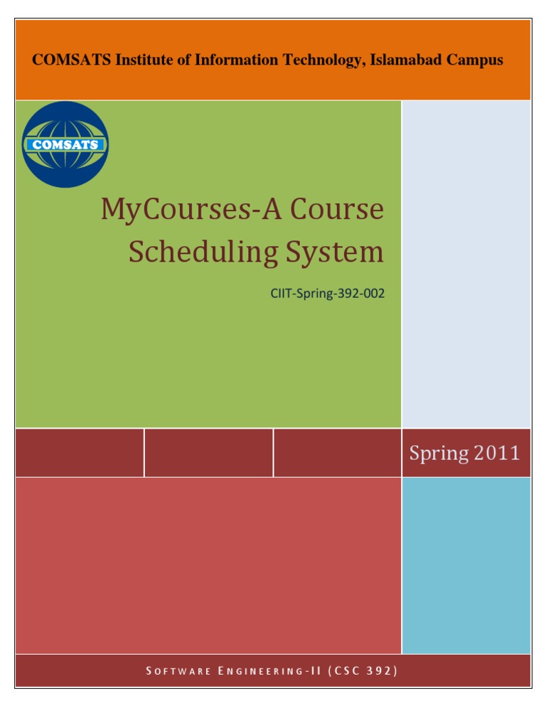 MyCourses A UML Docoment With Usecase and Class Diagrams | PDF | Web ...