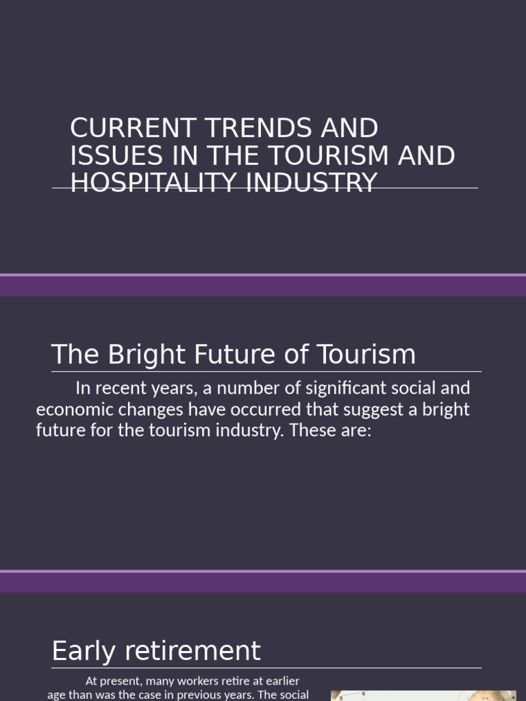 Trends and Issues in Tourism Industry | PDF | Employment | Sexual ...
